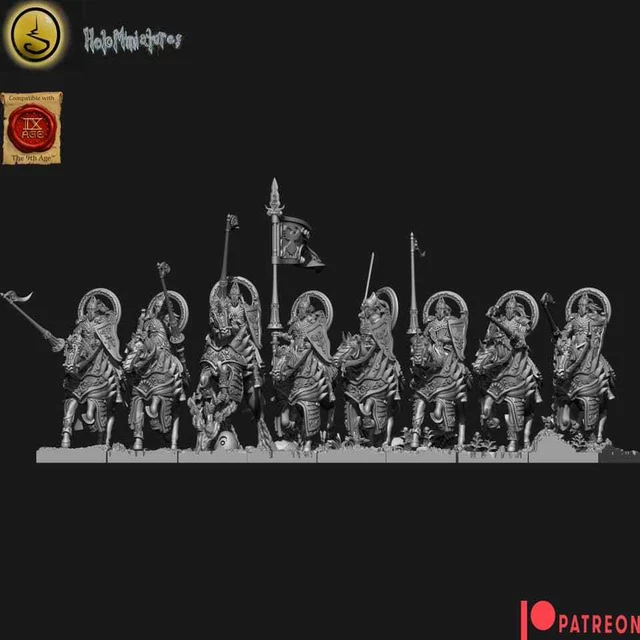 HIGH ELVES LANCER Unit | Holominiatures 28mm Fantasy Wargaming ...