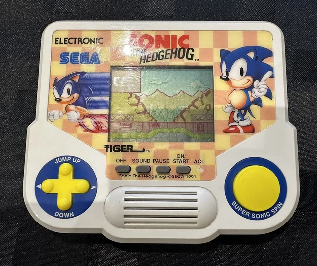 &SONIC THE HEDGEHOG& Tiger Handheld Console £18.00 - PicClick UK