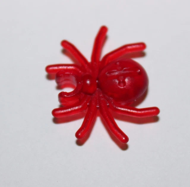 LEGO ANIMAL ARAIGNÉE Trans-Red Spider minifig ref 30238 set 4757 4850 ...
