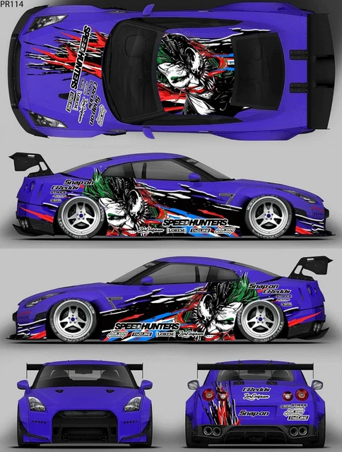 RC CAR STICKER Set, Decal, Livery For 1/10 Drift Car Body - 60+ Designs ...