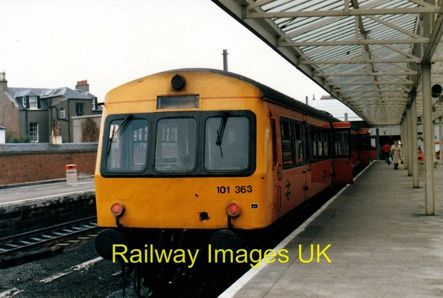 RAILWAY PHOTO - 101363 Largs Class 101 DMU BR Blue c1980's £2.00 ...