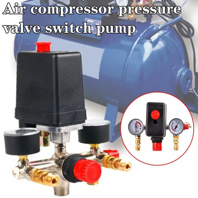 AIR COMPRESSOR PRESSURE Valve Switch Pump Control Manifold Parts Pc 1 ...