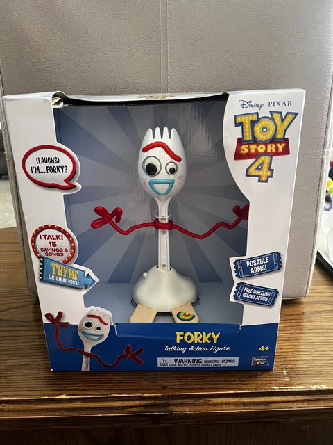 DISNEY PIXAR TOY Story 4 FORKY 9" TALKING FIGURE NEW Parks 15 PHRASES 2020 READ $80.00 - PicClick CA