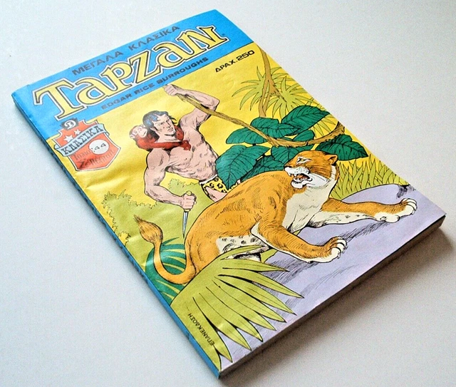 QUADERNI DI TARZAN Grecia dal 1980 anni Tarzan collezionista greco ...
