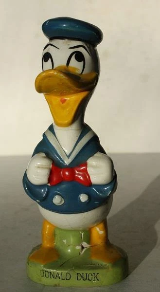 DONALD DUCK FIGURINE Original Dan Brechner Exclusive Ceramic Made Japan ...