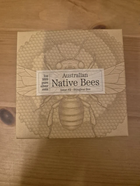 2026 AUSTRALIAN NATIVE Bees - Stingless Bee 1oz Silver Proof Hologram Coin $360.00 - PicClick AU