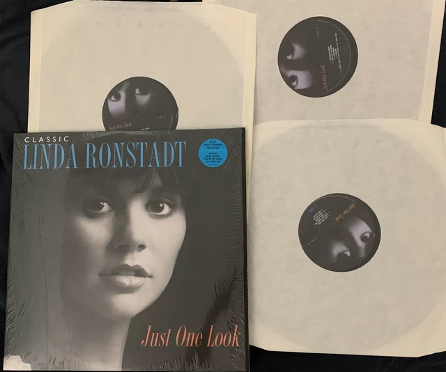 CLASSIC LINDA RONSTADT Just One Look 3 LP (OOP) Blue Bayou Desperado £ ...