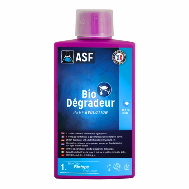 AQUARIUM SYSTEMS REEF Evolution Bio Degradeur 250 ML Starter-Bakterien ...