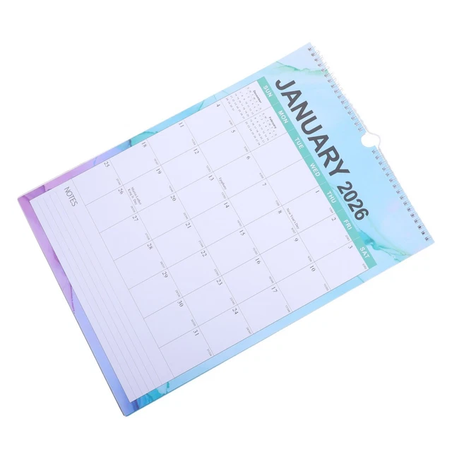 WALL CALENDAR 2025-2026 From July 2025 12 to December 2026 18-Month ...