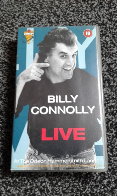 BILLY CONNOLLY - Live At Hammersmith (VHS/H, 1991) 18 CERT £3.00 ...