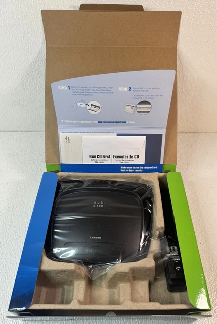 LINKSYS BY CISCO Wireless G Broadband Router Model WRT54G2 Wi-Fi-New ...
