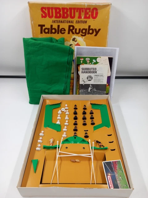 VINTAGE SUBBUTEO TABLE Rugby Playset International Edition 1970s £15.00 ...