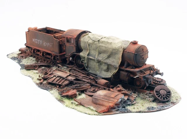 OO GAUGE LOCOMOTIVE: Scrapyard LNER Gresley K3, heavily rusted. Ref V5B ...