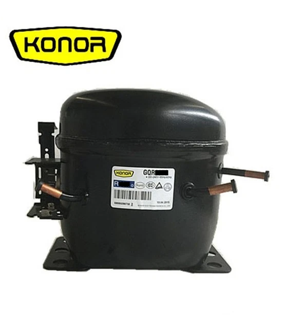 KONOR COMMERCIAL COMPRESSOR GQR90TG R134A M Temp 1/4HP Disp. 9.10cc* £ ...