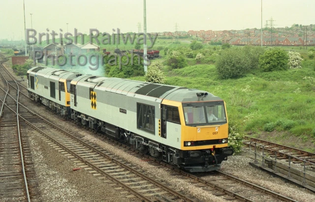 35MM NEGATIVE BR British Railway Diesel Loco Class 60 60057 035 Long ...