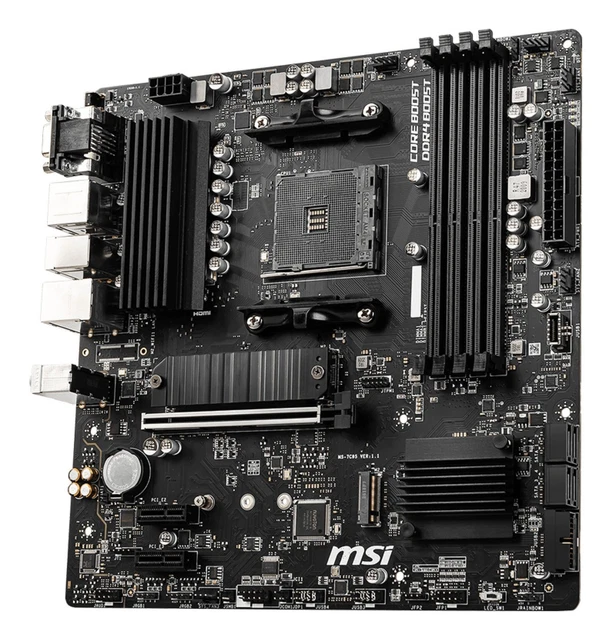 MSI B550M PRO-VDH motherboard AMD B550 Socket AM4 micro ATX £100.00 ...