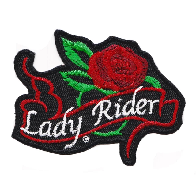 ECUSSON PATCH LADY RIDER - Custom Chopper Bobber Trike Girl Kustom Ride ...