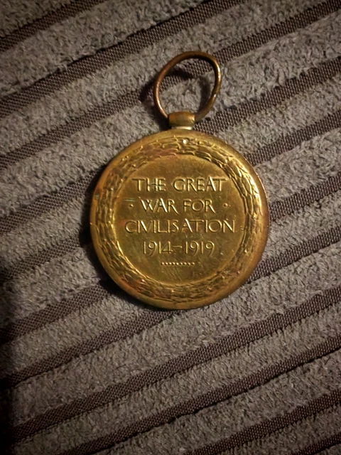WW1 VICTORY MEDALS- THE GREAT WAR FOR CIVILISATION - 1914-1919 Genuine ...