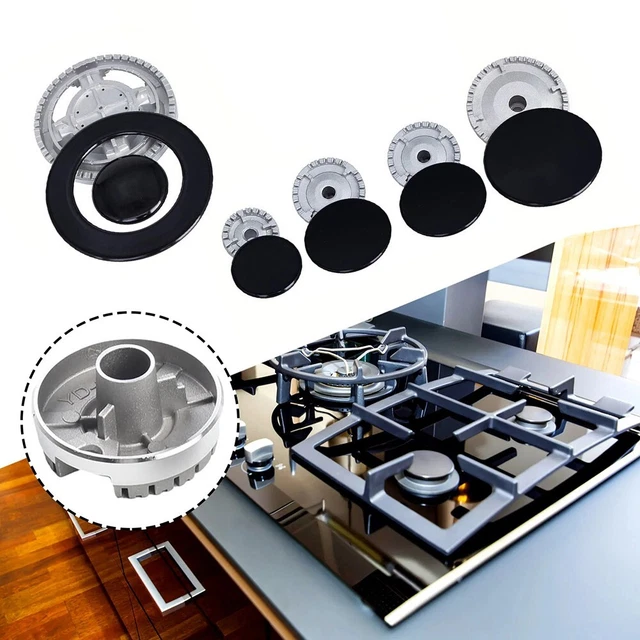 GAS STOVE BURNER Lid Upgraded Flame Cap Cooking Even Flame Distribution ...