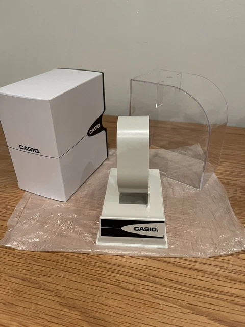 UNUSED CASIO WATCH Display Box, With Perspex Lid, Watch Stand And ...