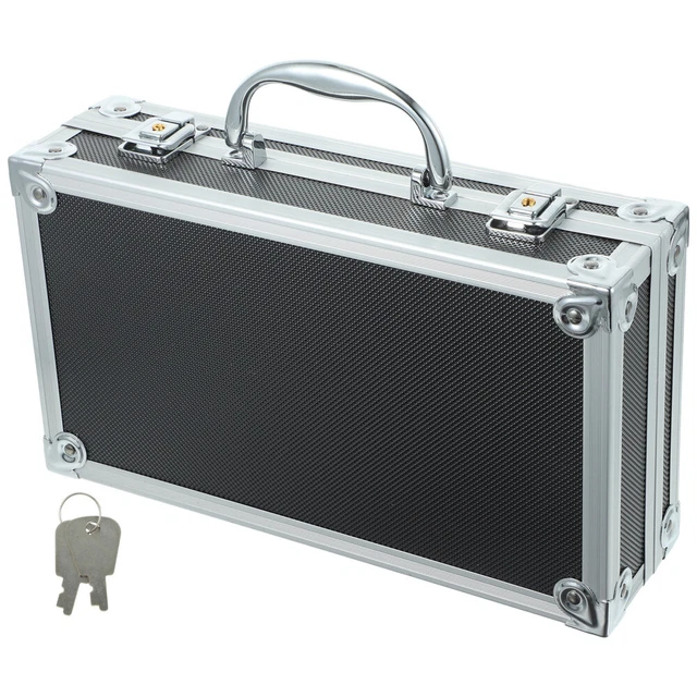 VALIGIA IN ALLUMINIO con serratura valigetta portautensili valigetta ...