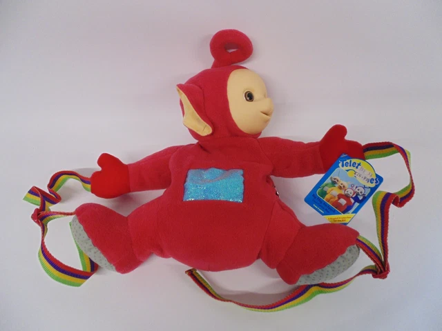VINTAGE 1996 TELETUBBIES 'PO' Red BIg Hug BackPack BBC Rare EUR 46,08 ...