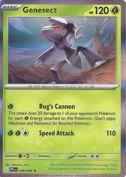 GENESECT [008/094] HOLO Pokémon Card Phantasmal Flames £3.31 - PicClick UK