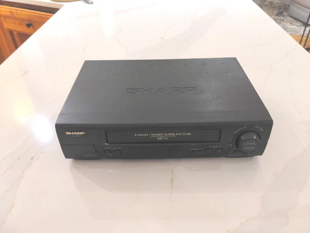 SHARP VC-A582U VCR VHS Player Recorder 4-Head Video Cassette Recorder ...