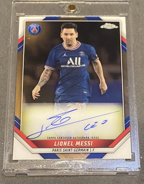 TOPPS MESSI AUTO /90 on Card EUR 999,00 - PicClick DE