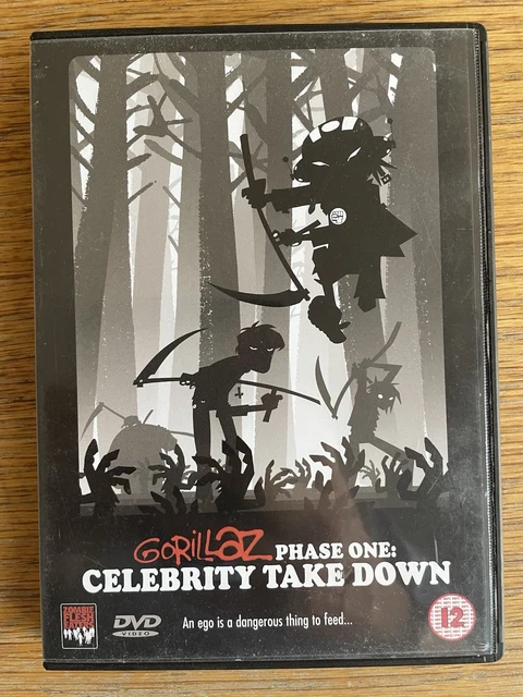 GORILLAZ PHASE ONE: Celebrity Take Down DVD & CD set With Stickers And ...