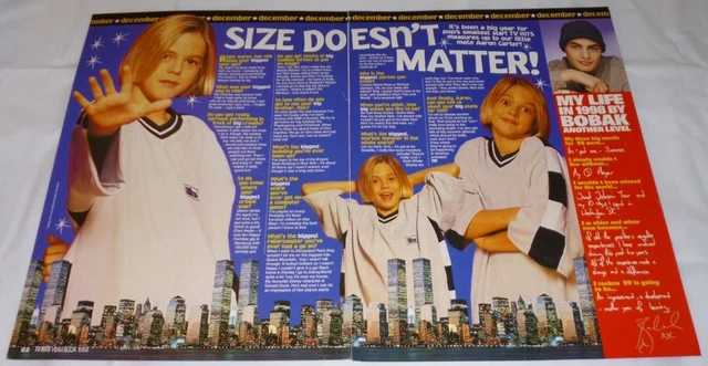 AARON CARTER X2 PAGES FROM FOREIGN MAGAZINE VERY RARE PHOTOS 1997/1998 ...