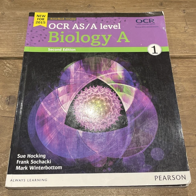 OCR AS/A LEVEL Biology A Student Book 1 + ActiveBook by Sue Hocking ...
