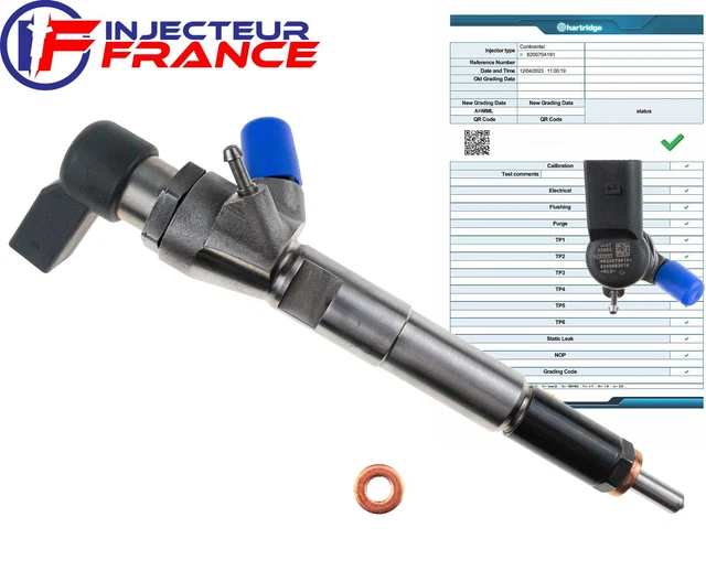 H8200704191 VDO SIEMENS Injecteur Renault Nissan Dacia 1.5 Dci ...