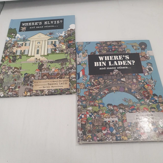 WHERE'S ELVIS? PLUS Wheres Bin Laden & Many Other Hardcover Book x2 ...