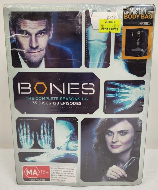 BONES TV SERIES Complete Seasons 1-6 (DVD, Limited Box Set, R4) New ...