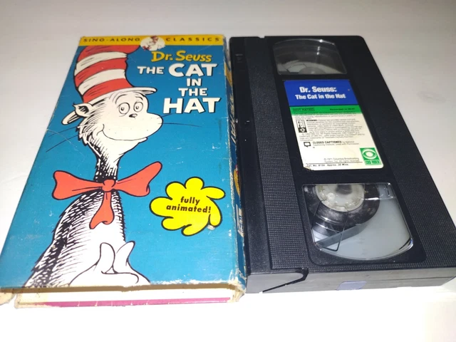 DR. SEUSS THE Cat in the Hat VHS Video Tape Sing-Along Classics BUY 2 ...