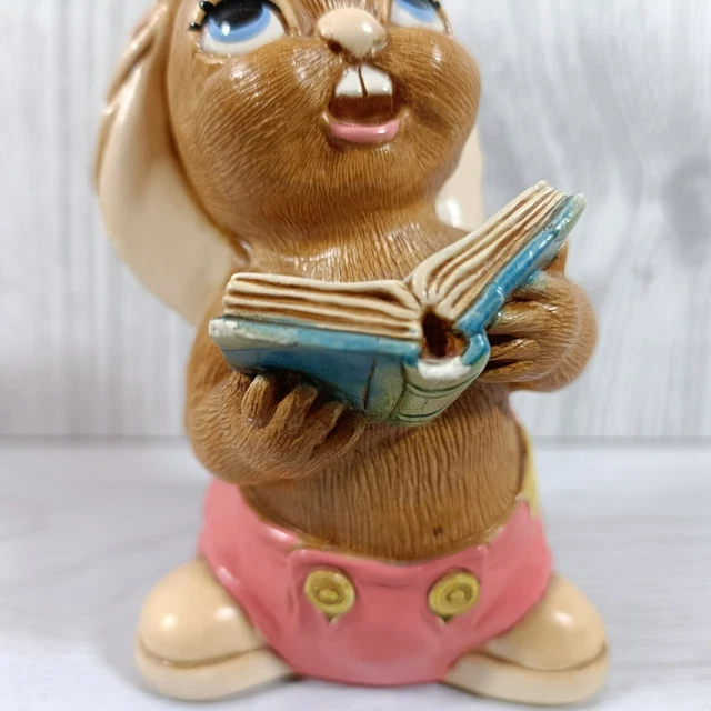 PENDELFIN RABBIT SOLO Figurine Hand Painted Stonecraft Vintage England ...