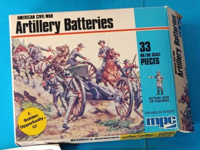 AIRFIX /MPC - American Civil War Confederate Artillery - RARE BOX 1982 ...