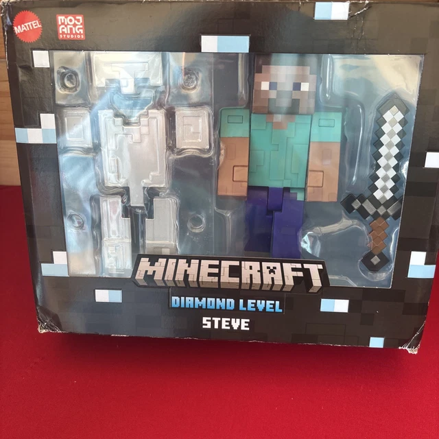 MINECRAFT DIAMOND LEVEL Steve Action Figure $25.50 - PicClick