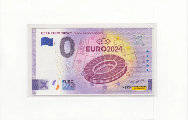 UEFA EURO 2024 - XEKM 2023 - 6 - Stadium - 0 Euroschein Souvenir EUR 9 ...
