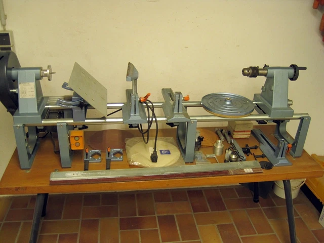 ELU DRECHSELBANK DB 180~Mit Umfangreichem Zubehör + Tisch~Drehbank ...