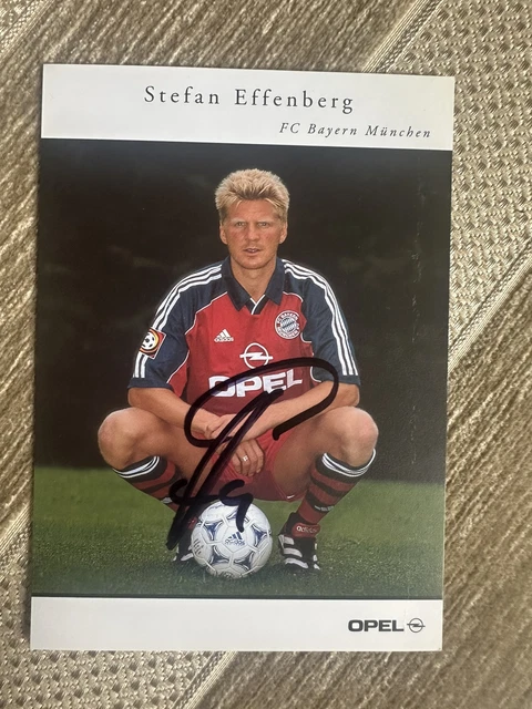STEFAN EFFENBERG FC Bayern München Autogrammkarte original EUR 9,99 ...