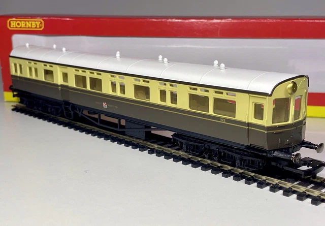 HORNBY R4025B GWR Autocoach Auto Trailer Chocolate Cream No. 192 OO ...