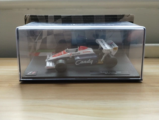 NEW PANINI F1 Car Collection 1984 Ayrton Senna Toleman TG184 1:43 Scale ...