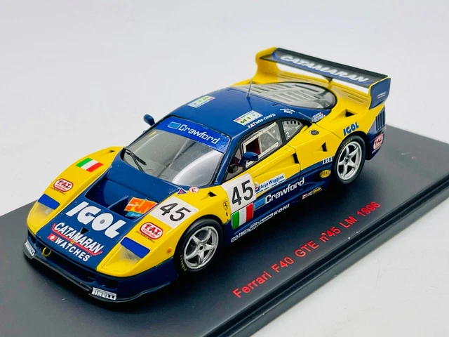 RED LINE RL064 FERRARI F40 GTE n°45 Le Mans 1996 1.43 EUR 249,00 ...