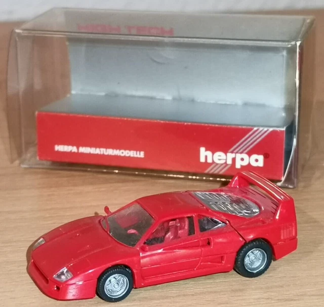 HERPA HIGH TECH Ferrari F 40 rot 1:87 in Ovp. EUR 7,99 - PicClick DE