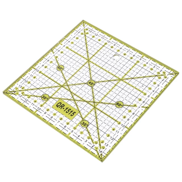 RÈGLE DE PATCHWORK Modèle Courtepointe Tapis Découpe EUR 7,49 - PicClick FR