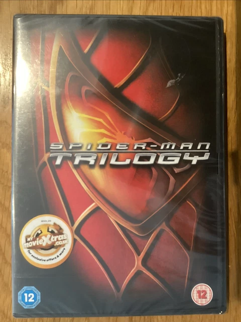 SPIDER-MAN TRILOGY DVD Toby Maguire Kirsten Dunst James Franco UK R2 ...