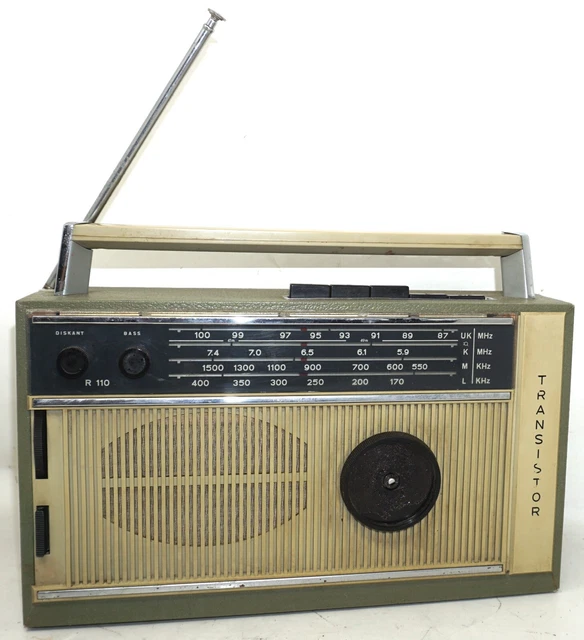 R 110 TRANSISTORRADIO Radio DDR Stern RFT DEFEKT für Bastler !!! EUR 49 ...