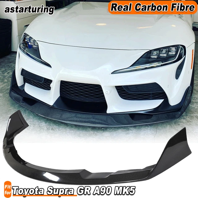 FOR TOYOTA SUPRA GR A90 MK5 Coupe 2019-2024 REAL CARBON Front Bumper ...
